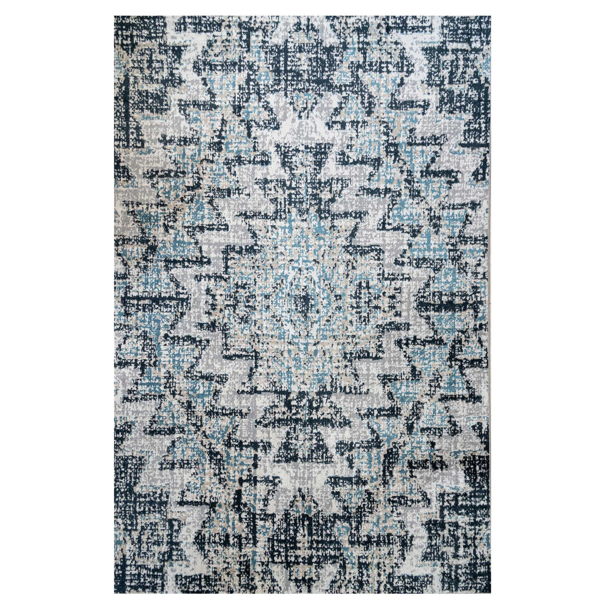 Aviana Diamond Grey Aztec Pattern Bedroom Rug – loomedhome
